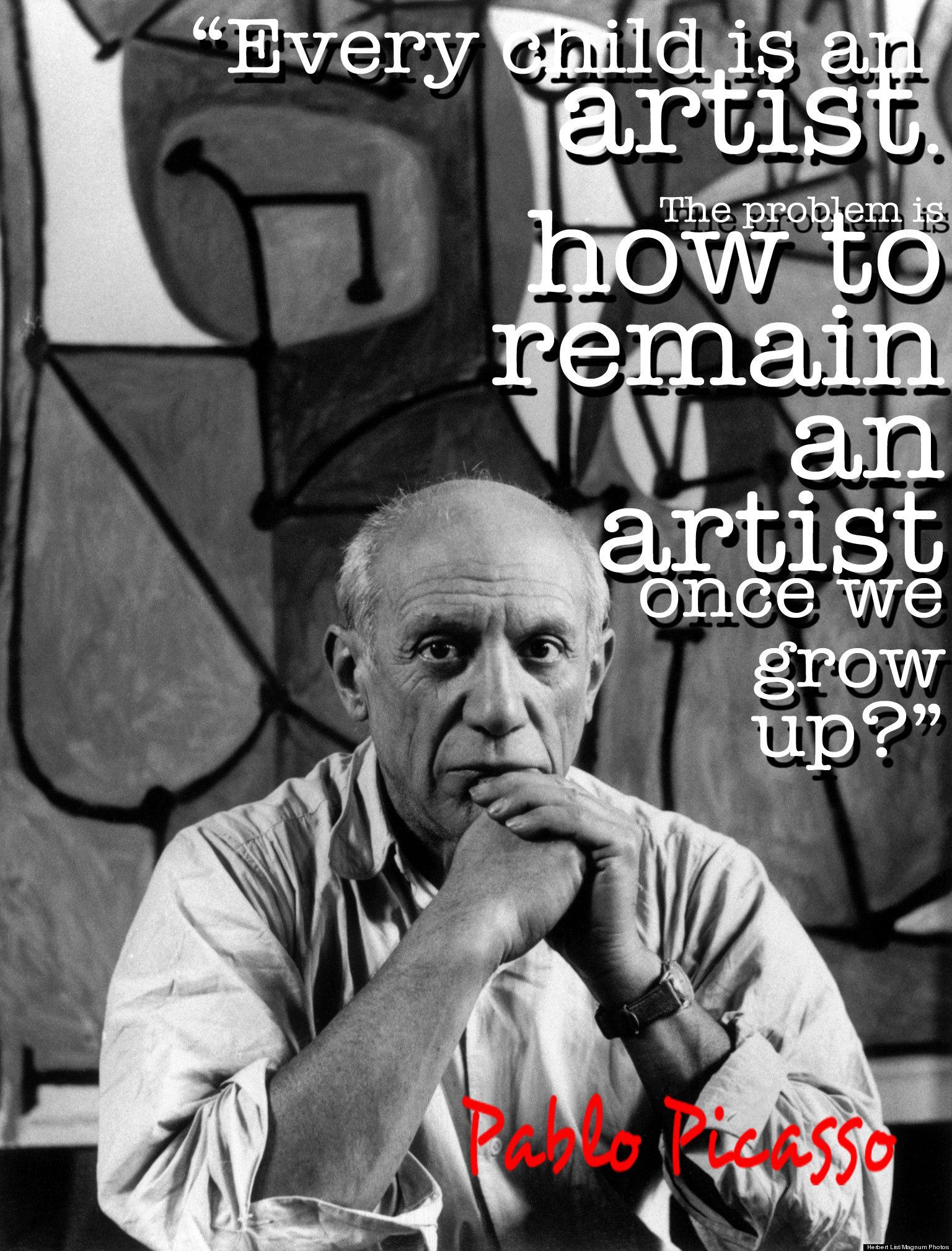 Every Child is an Artist…Picasso