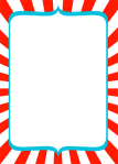 Free Dr Seuss Inspired Frame